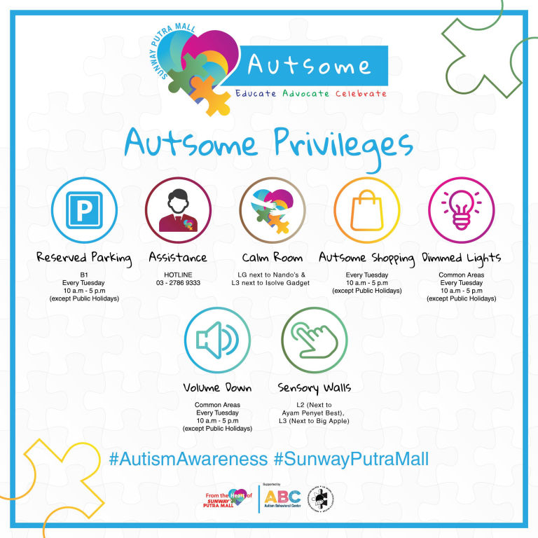 Autsome - Autism Friendly Shopping Day | Sunway Putra Mall