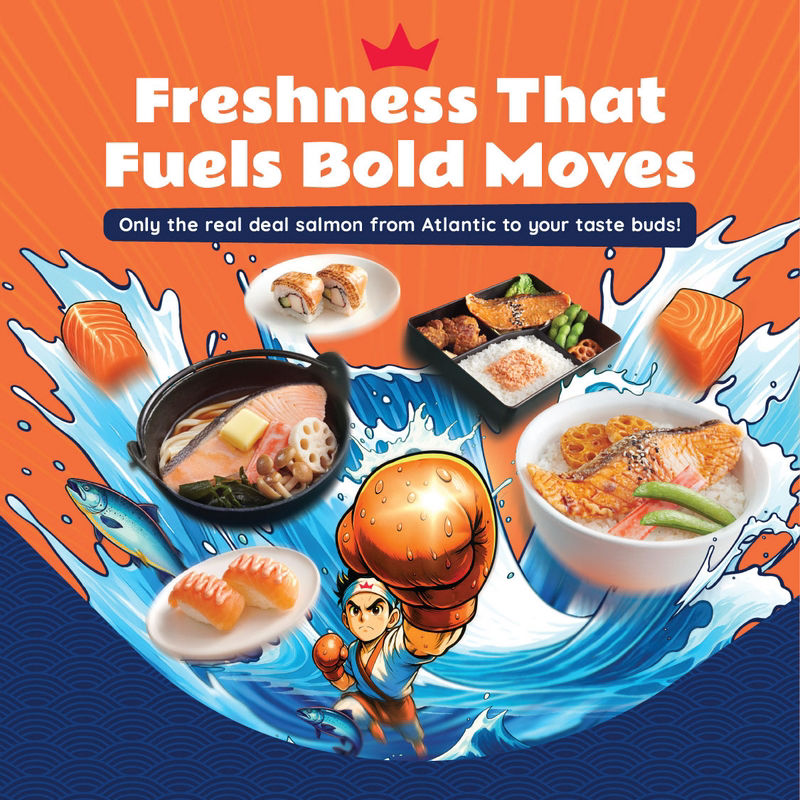 Sushi King Salmon! | Sunway Putra Mall