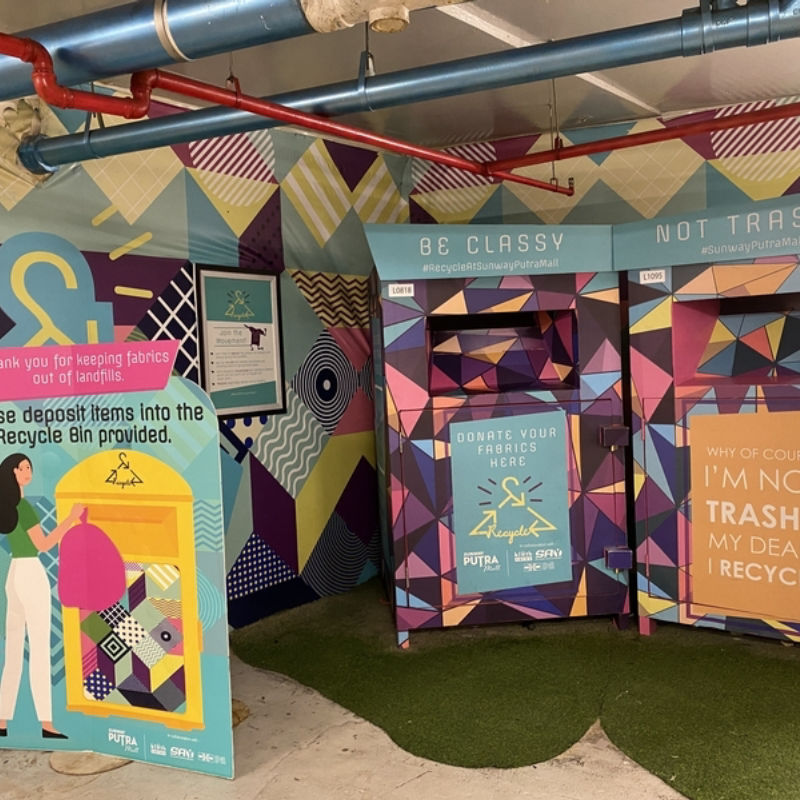 Fabric Recycle Bin | Sunway Putra Mall